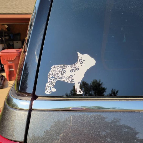 Frenchie Vinyl Decal, French Bulldog Sticker, Frenchie Sticker ...