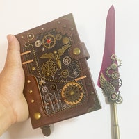 Steampunk Personalized Journal / Personalized Mechanical Notebook ...