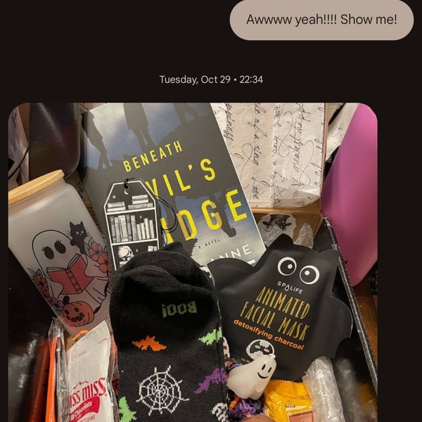 Halloween Blind Date With a Book Box , Halloween Book Gift, Book Lover ...