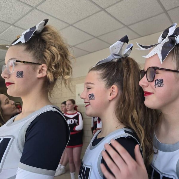 24 "go Team" Custom Tattoos, Cheer, Pom Pom, Spirit Tats, Trending - Etsy