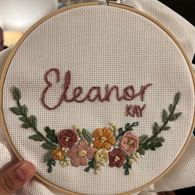 Embroidery PDF Pattern, Paper Crane Embroidery, Cherry Blossom ...