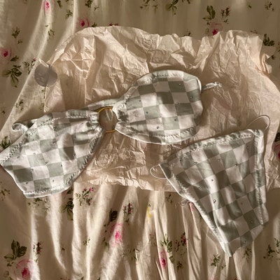 Black Velvet Slingshot Bikini , Stripper Outfit , Exotic Dancewear Rave ...