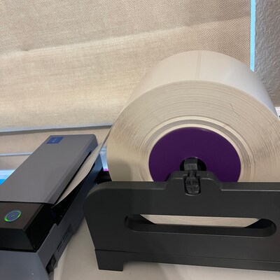 3 Inch to 1 Inch Label Roll Core Adapter Holder for Large 4x6 Shipping ...