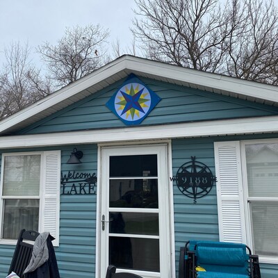 Barn Quilt Address Number / Sign Premium Quality no Wood - Etsy