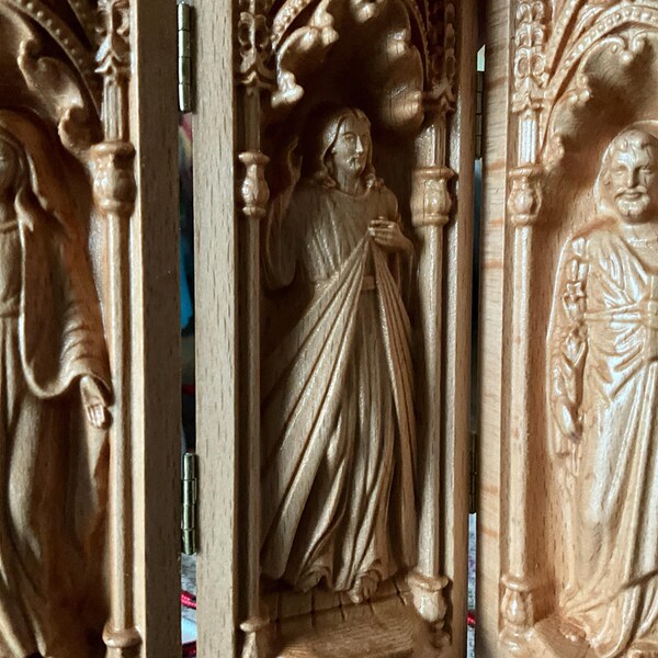 Portable Holy Family Religious Icon Prayer Altar Catholic Virgin Jesus ...