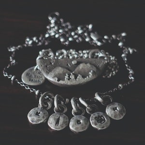 Roots Stack One Ring. Monogram Initial Stack Sterling - Etsy