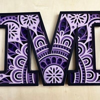 Laser Cut DXF Letter M DXF Alphabet Letter M, Laser Cut Letter ...