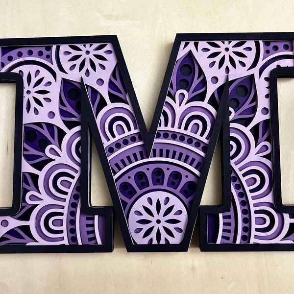Laser Cut DXF Letter M DXF Alphabet Letter M, Laser Cut Letter ...