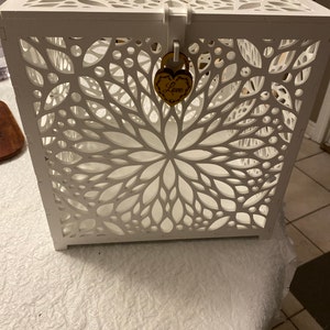 Wedding Card Box With Lock. Wedding Card Holder. Wedding Post Box - Etsy