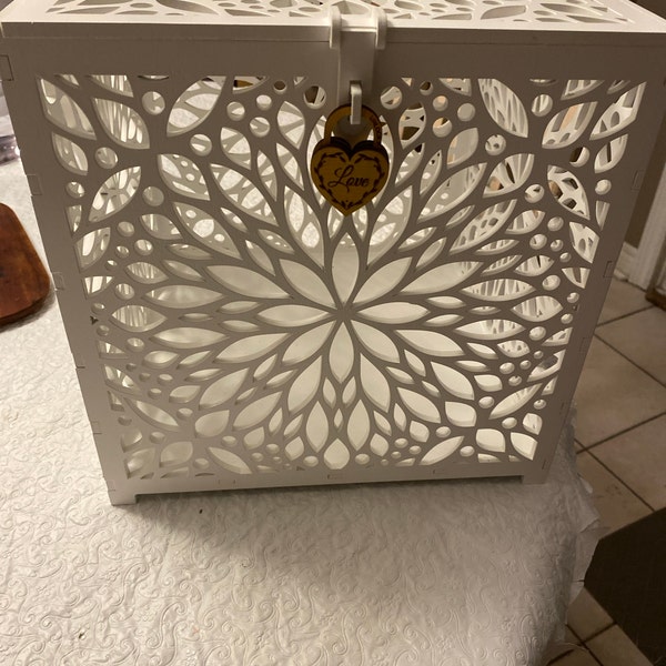 Black and Gold Card Box, Gothic Wedding Card Box - Etsy