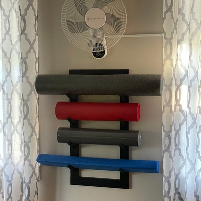 Yoga Mat Holder/ Custom Yoga Mat Rack/ 1,2,3,4,5,6,7,8,9,10 Mats / Free ...