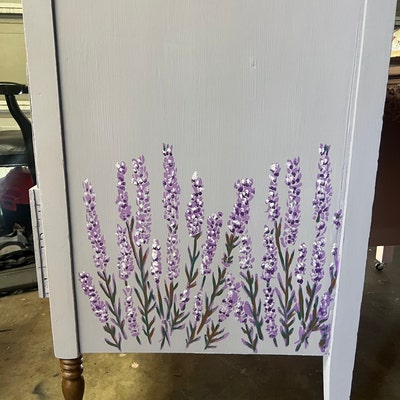 Lavender Stencil for Painting on Wood, Canvas, Furniture, Crafts Flower ...
