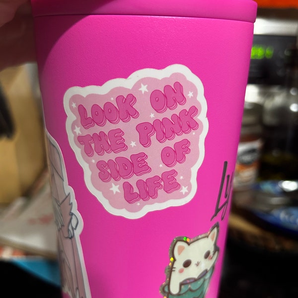 Pink Sparkle Cowgirl Hat Sticker - Etsy