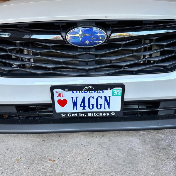 Mountains Custom License Plate Frame | Mountains License Plate Holder ...