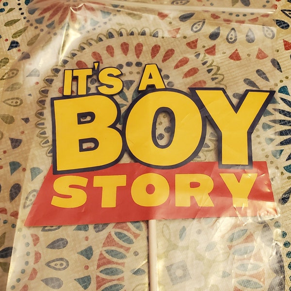 It’s A Boy Story Cake Topper - Etsy