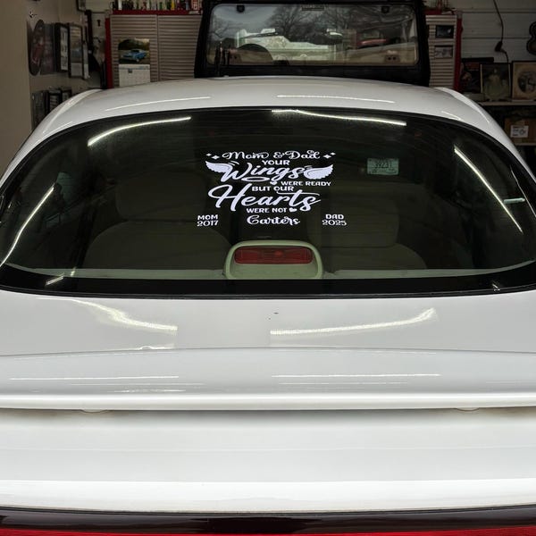 Give Heaven Some Hell, in Loving Memory, Family Memorial Decal ...