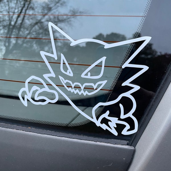 Haunter Outline Decal Pokemon - Available in Holographic and Several ...