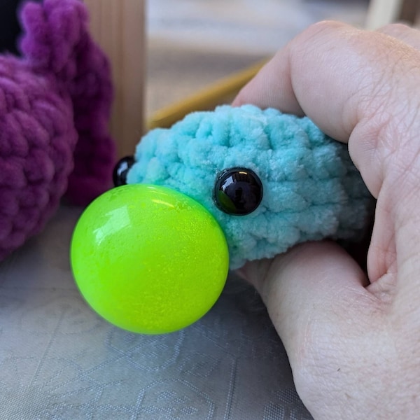 Stress Blobs PATTERN/ Crochet Fidget Toy Pattern/ Crochet Stress Ball Fidgets/ No Sew Cute ...
