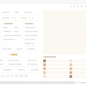 Digital Planner Goodnotes Planner UNDATED REUSABLE Any Year | Etsy