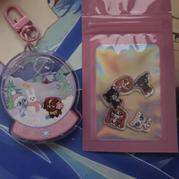 Little Pet Fan Made Fillable Keychain Booster Packs - Etsy