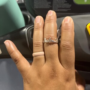 Christmas Gift Custom Hand Gesture Ring Delicate Ring for - Etsy