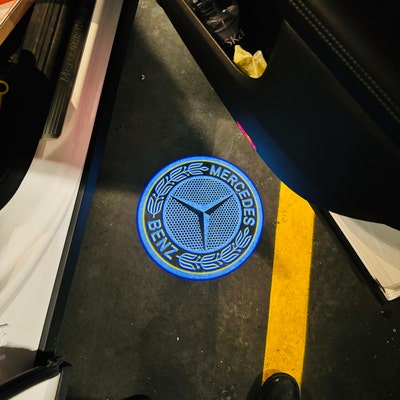 2X Led Puddle Light Side Mirror Logo Projector Lights for Mercedes AMG ...