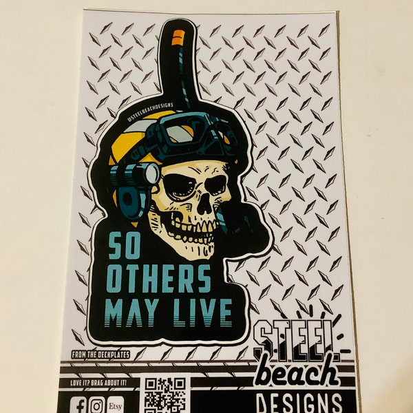 Rescue Swimmer Sticker Navy SAR Decal so Others May Live - Etsy