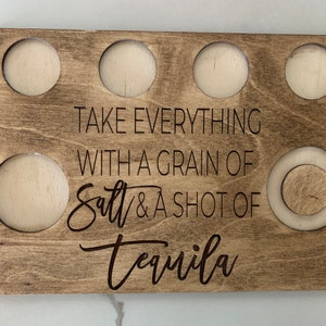 Tequila Shot Board SVG - Etsy