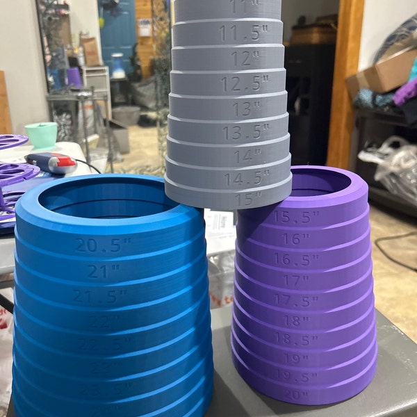 Temperature Blanket Color Chart Card 3D Printed Room for 10 Colors ...