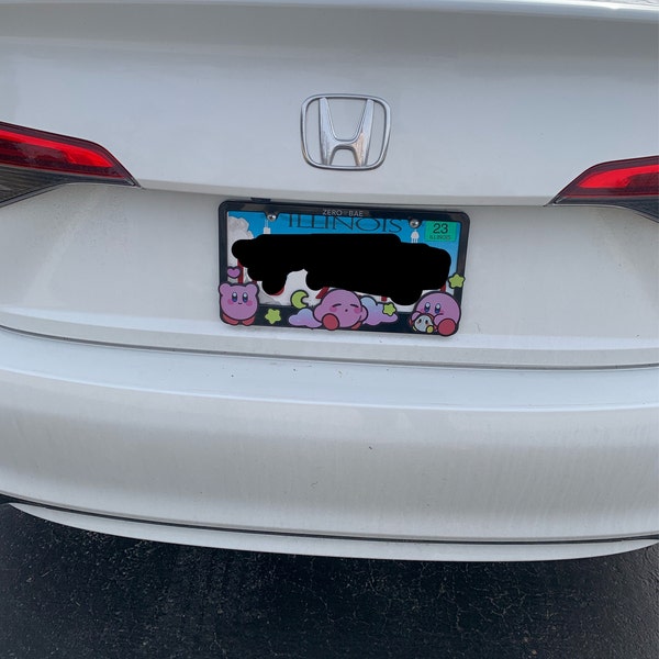 Dreamy Poyo Cute License Plate Frame - Etsy