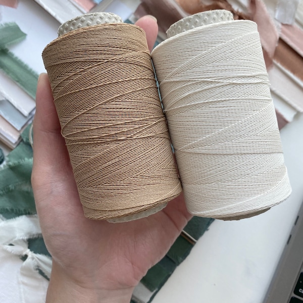 Finest Paper Yarn / Kraft Papercord - Large Bobbin - Knit, DIY, Crochet ...