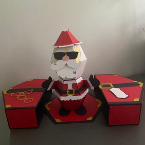 SANTA BOX Card SVG Instant Download Svg Project for - Etsy Denmark