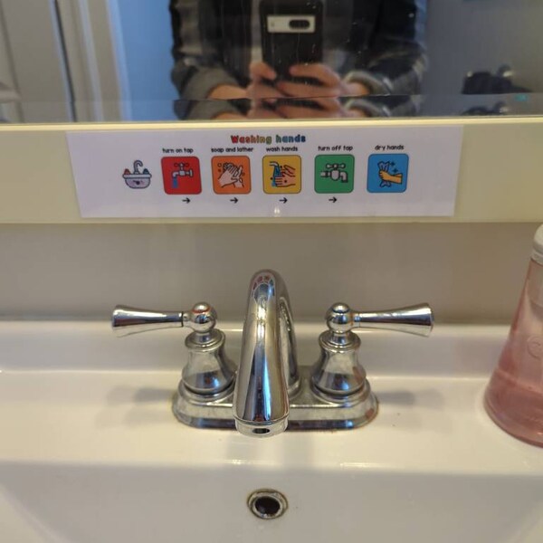 Kids Routine Visual Timetable, Now and Next Board, Morning Tasks for ...