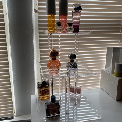 Perfume Storage Organizer, Acrylic Makeup Organizer, 3 Tier Perfume ...