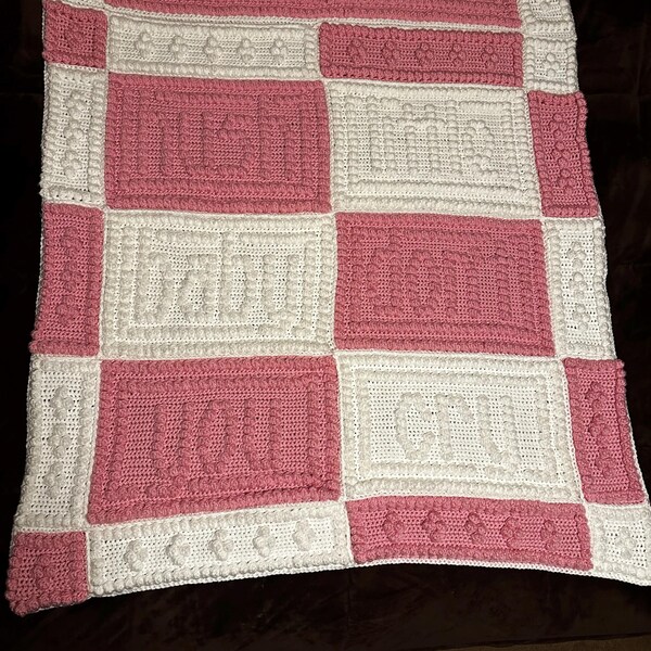 FOREVER Pattern for Crocheted Blanket. - Etsy