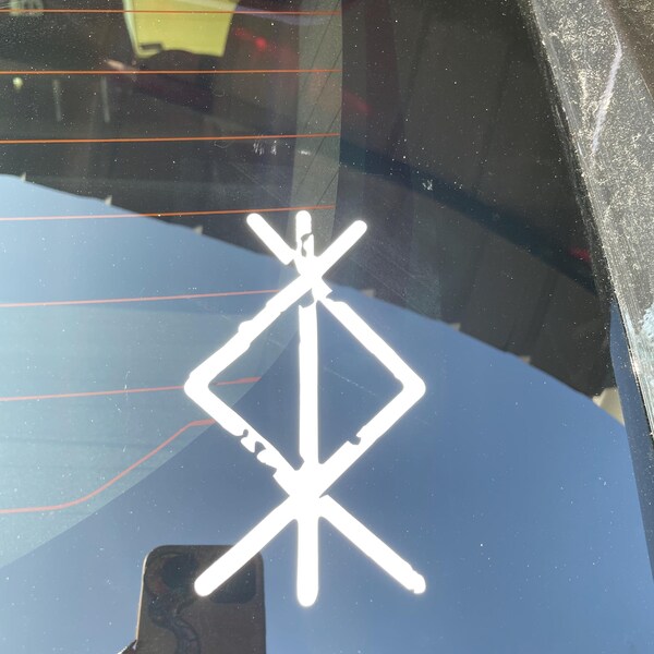 HUGINN and MUNINN With GUNGNIR Vinyl Sticker Decal Asatru Norse Thor ...