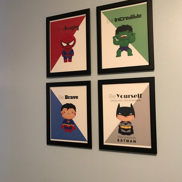 Pow Print, Superhero Printable, Superhero Inspired Print, Zap, Pow, Pow ...