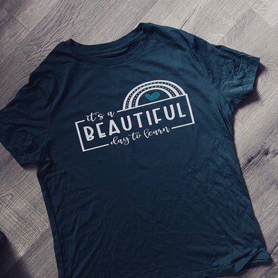 It's A Beautiful Day to Learn Svg, Gift for Teacher, Teacher Life Svg ...