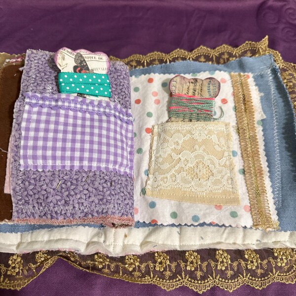 Handmade Snippet Roll Fabric Slow Stitch - Etsy