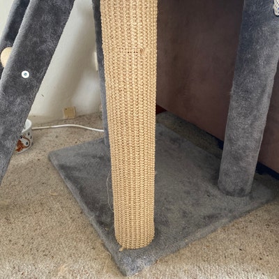 Cat Scratching Material Black Sisal Feline Sisal DIY Cat Scratcher ...