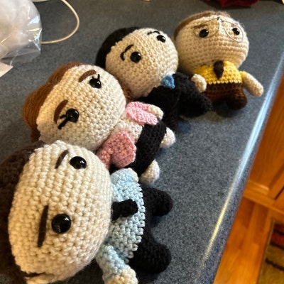 Digital Pattern Bundle: the Office Character Collection, Crochet Doll ...