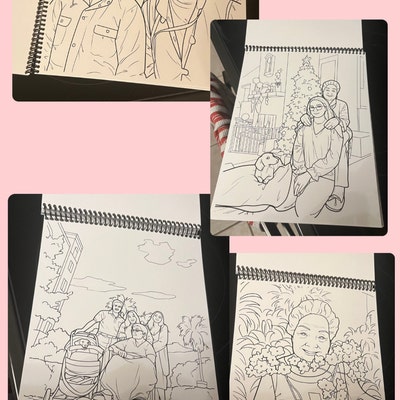 Create Your Own Coloring Page Custom Coloring Page Instant Download ...