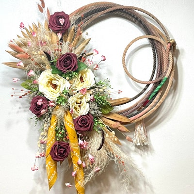 Real Used Cowboy Lariat-lasso Rope-western Decor-farmhouse Decor-rope ...