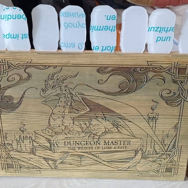 Dungeon Master Screen | Wooden RPG Screen Gift | Dungeon Master Gift ...