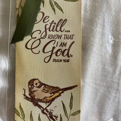 Psalm 23 Bookmark, Christian Handmade Bookmark, the Lord is My Shepherd ...