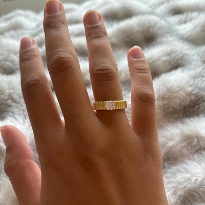 The Timeless Purity Ring - Etsy