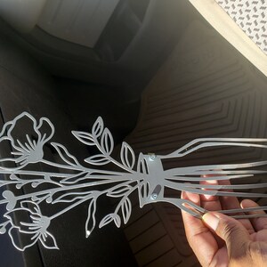 Spring Flower Metal Wall Decor, Unique Design Flower Art, Home Decor ...