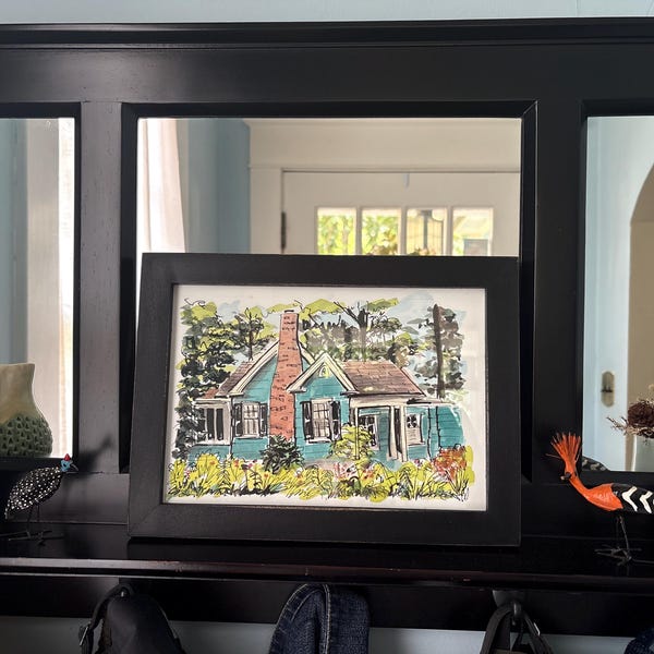 9x12 Picture Frame Mat Windows Fit (2) 4x6 Photos in Peewee Style and ...