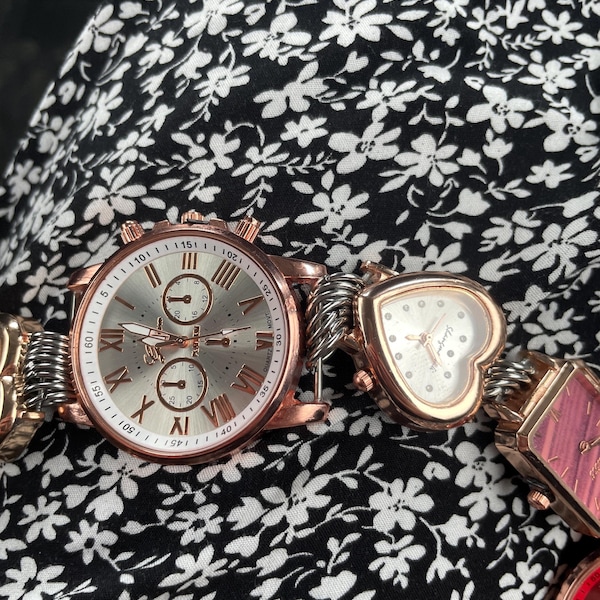 Punk Multicolor Watch Bag Strap, Trendy Clocks Metal Bag Chains, Y2K ...