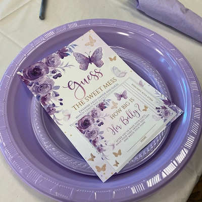 Editable Gender Reveal Dinner Menu Card He or She Reception - Etsy
